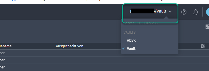 Cannot select which vault to connect to when using the Vault Thin Client