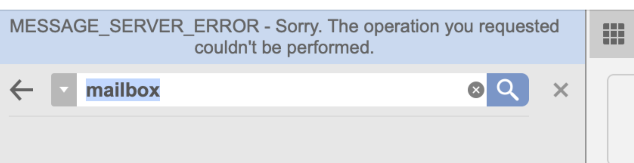 "The operation you requested could not be completed by the file server ...