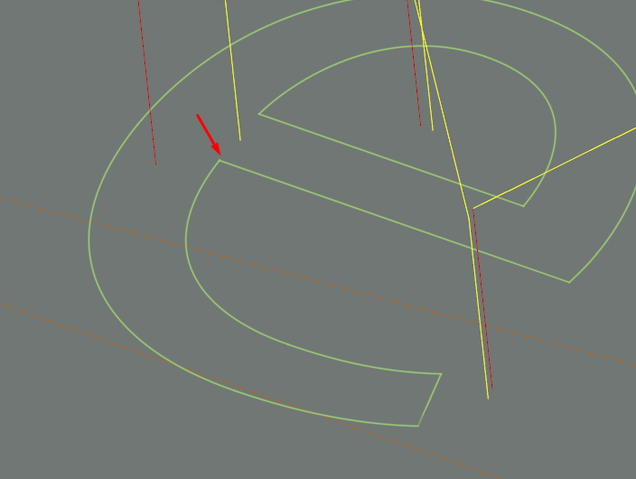 Engraving with 2D Contour gouges letters in Fusion