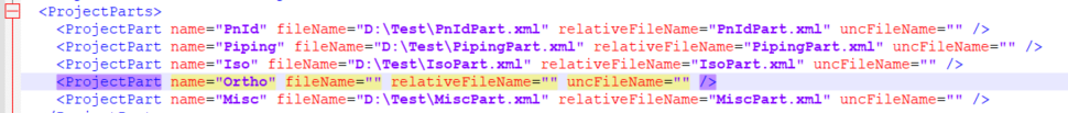 "Value cannot be null" when trying to open a project in AutoCAD Plant 3D