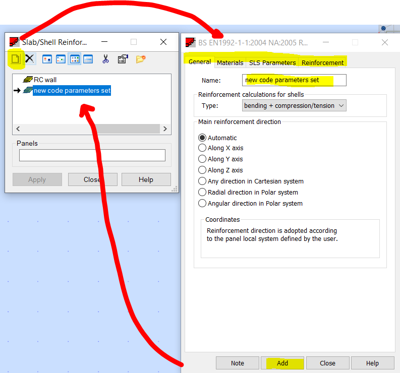 Incorrect Reinforcement Direction Or Error During Reading Reinforcement Parameters While Rc