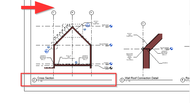 Change default position of view titles in Revit