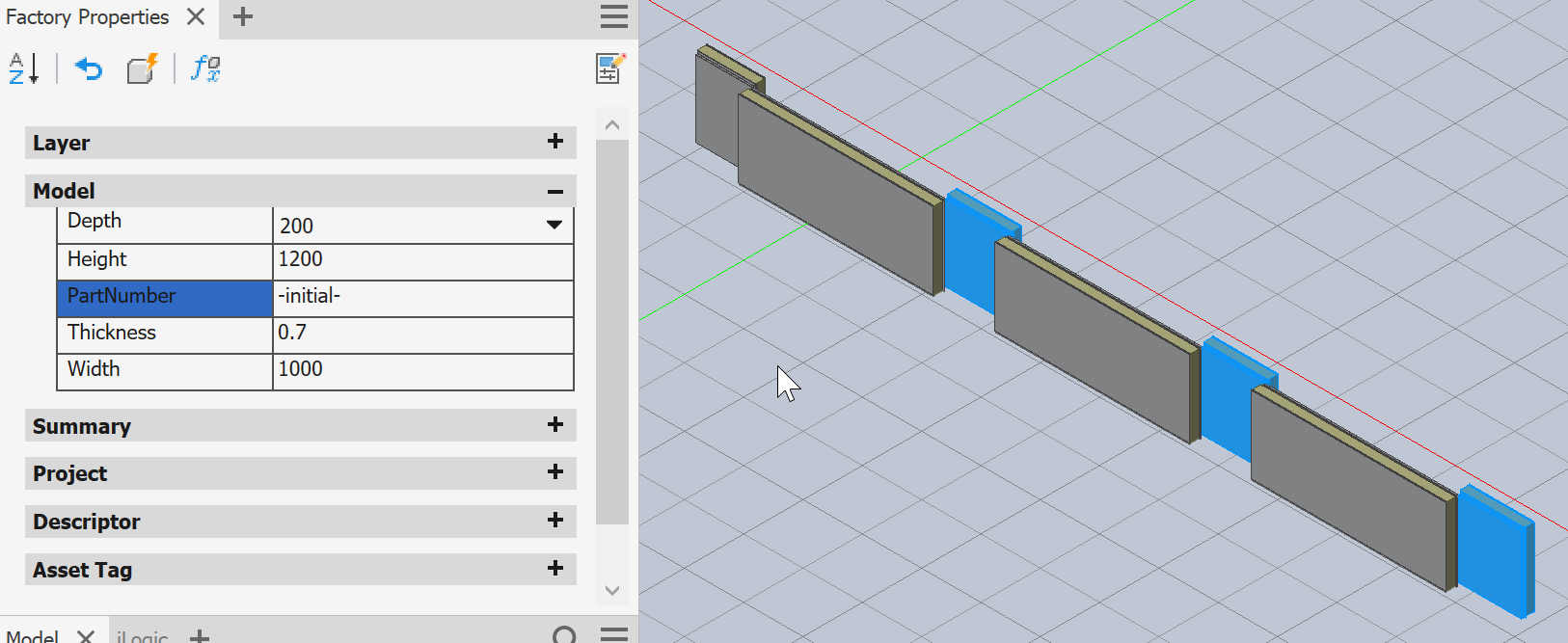 How to edit the Part Number iProperties of the same Inventor Factory ...