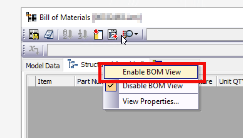 After Assign/Update Item for Inventor file Bill of Material position number turns yellow and row ...