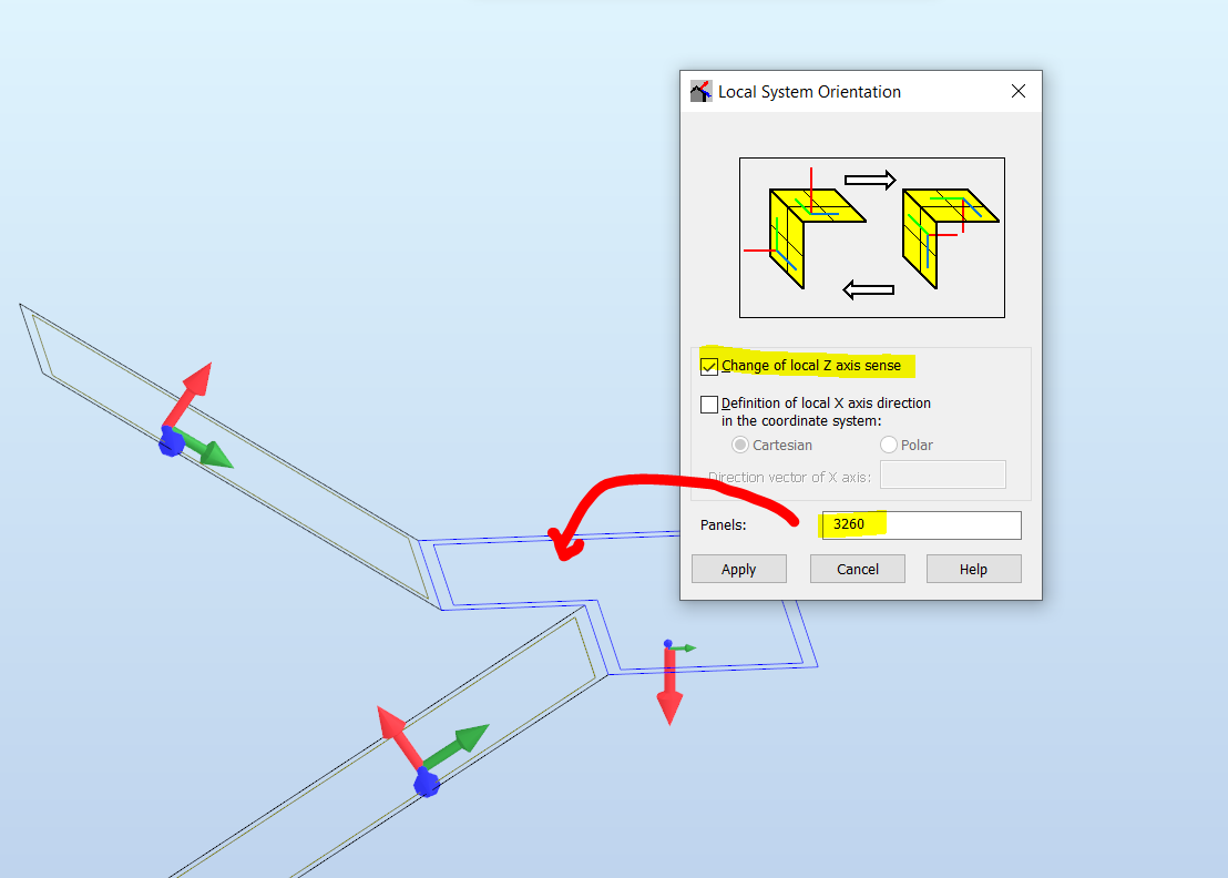 Incoherent displacement presented for connected panels in Robot ...