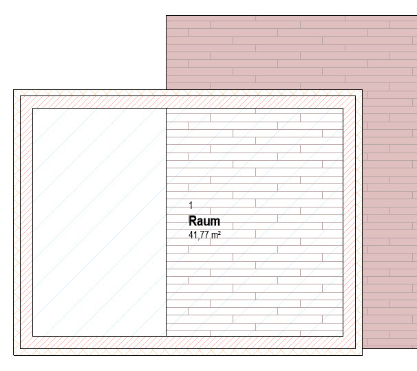 Room color fill hides the background fill from the Floor slab in Revit