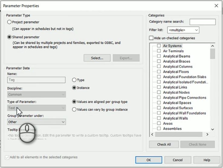 How to map P&ID properties to Revit Parameter in Revit P&ID modeler