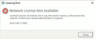 PAF/FLEX:1 CLIC Error = 1 Line = 0, No license available to run ...