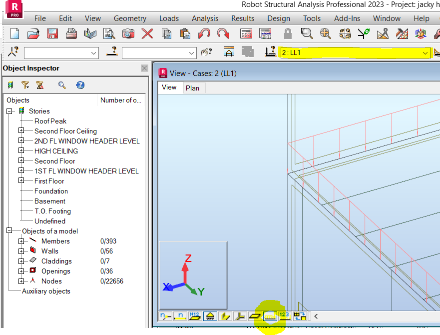 How to graphically modify the contour shape of a load type Planar load on contour in Robot ...