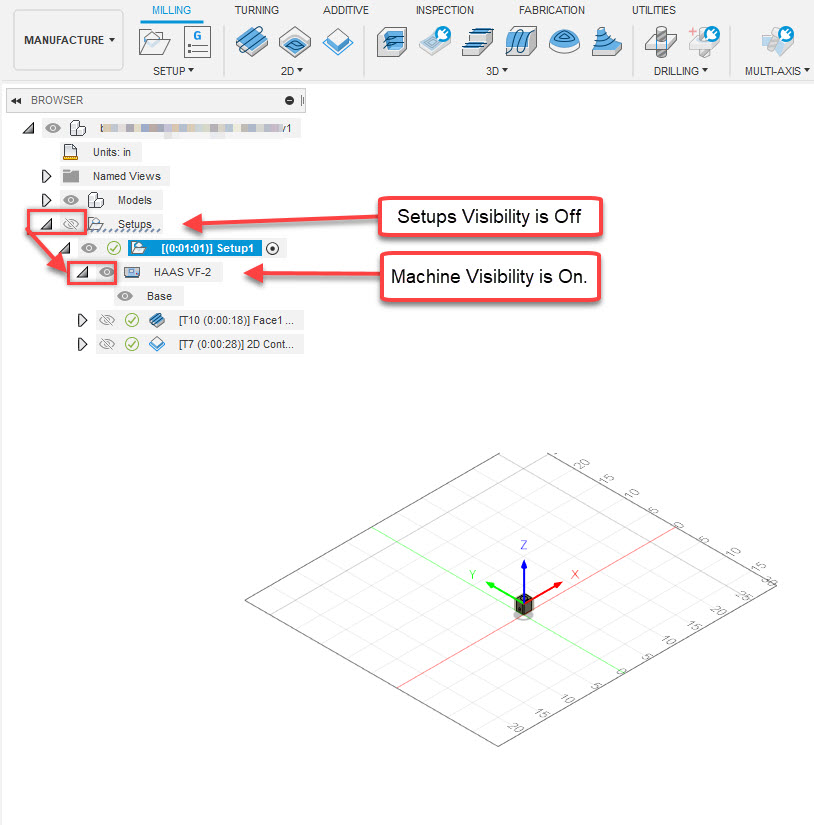 Machine Simulation model body not visible in Fusion