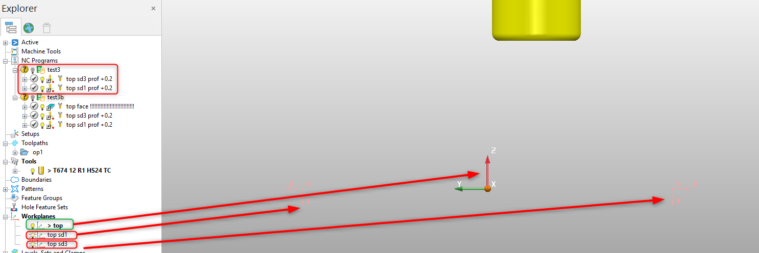 Getting “Workplane detected at the start of NC Program” and "PLANE RESET TURN FMAX" lines of ...