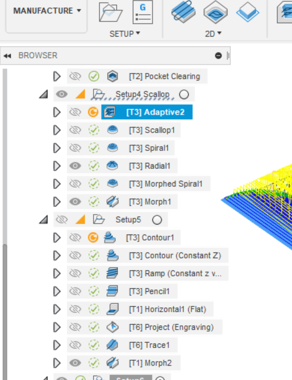 How To Remove Machine Time Next To Toolpath Name Listed In The Browser