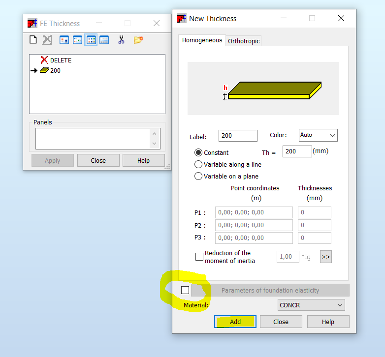Incorrect reactions for model including panels in Robot Structural Analysis