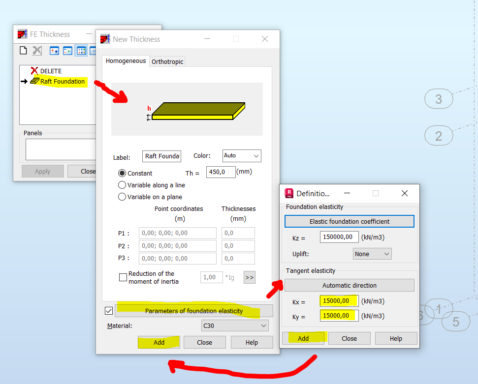 Different maximum stresses for foundation simulated by panel and design in RC foundation module ...