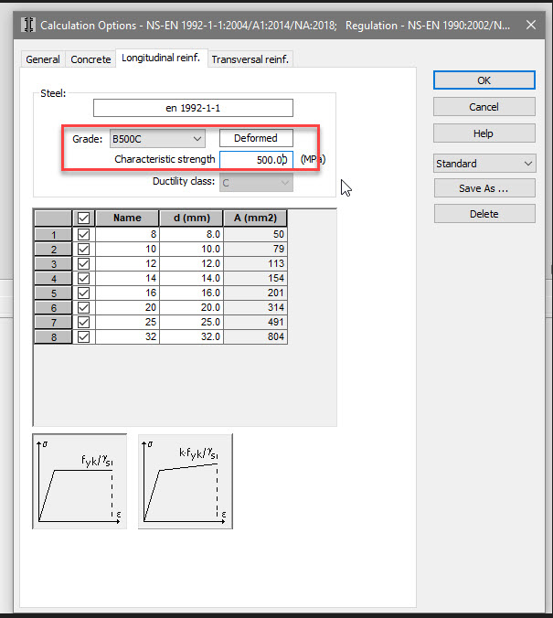 Is it possible to change default characteristic strength of reinforcement bars in Robot ...
