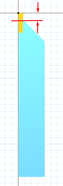 How to extend the insert length of a grooving tool in Fusion.