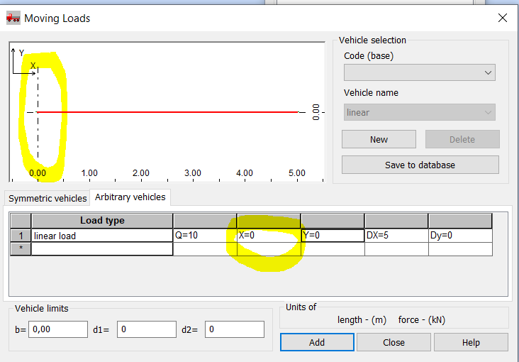 How to prevent vehicle to move out of structure while moving load analysis in Robot Structural ...
