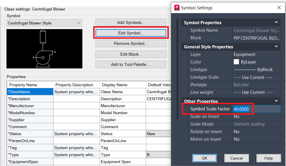 PID Symbols insert at wrong scale in AutoCAD Plant 3D