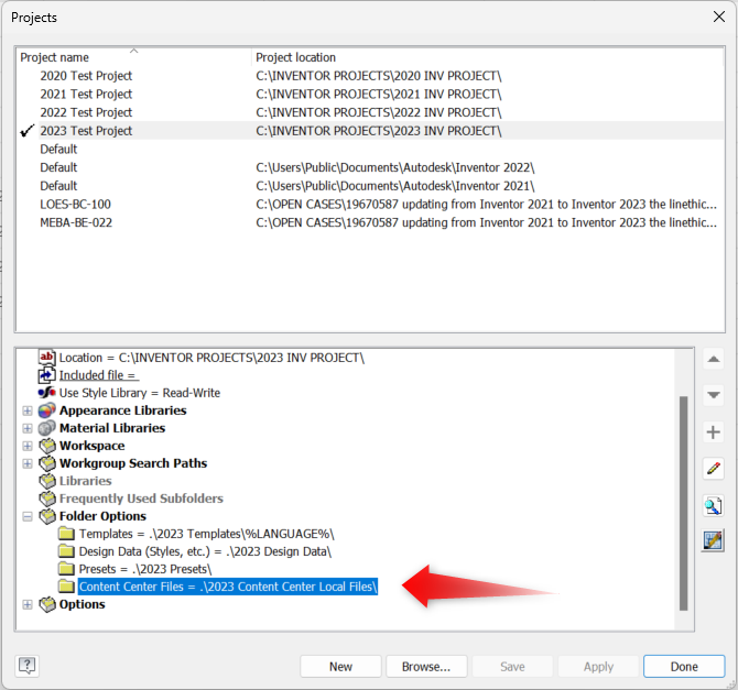 "An existing part file with the same name but belonging to another family has been found.." when ...