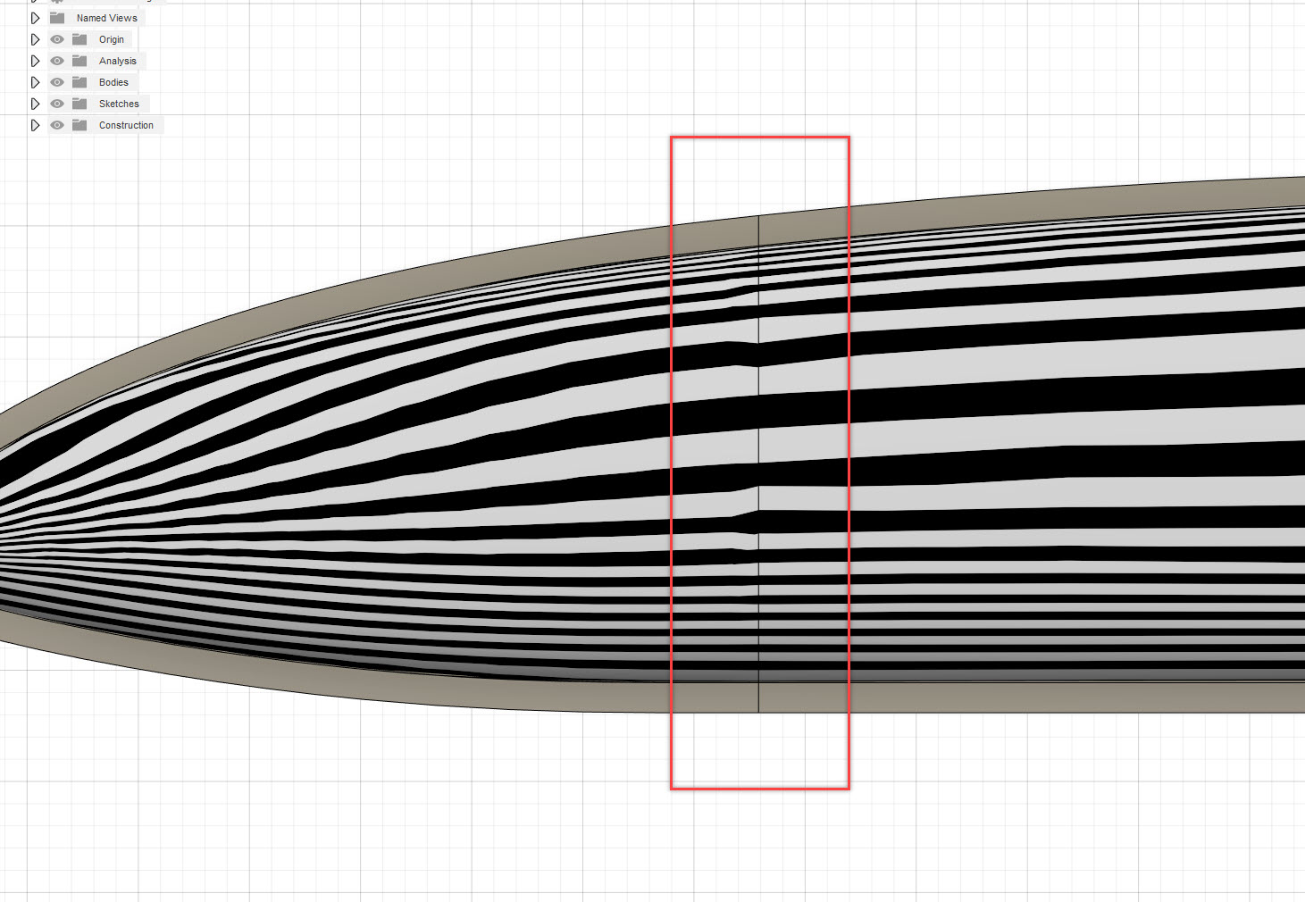 Zebra Tool showing weird curves in Fusion 360