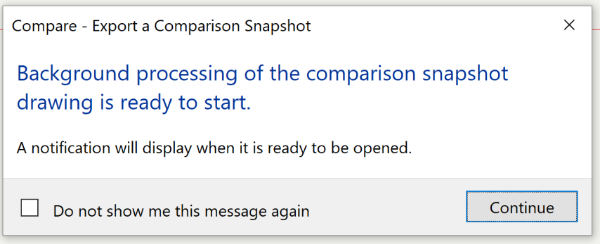 To use Drawing Compare functionality for sets of drawings in AutoCAD