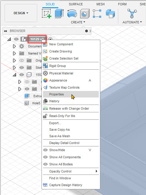 How to add missing description or part list information into Fusion