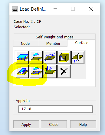Is it correct to apply patch load on cladding by surface load applied ...