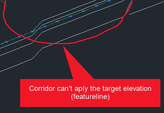 Corridor geometry does not follow elevation with multiple targets in ...