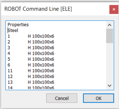 How to use spreadsheet data to define sections for bar members in Robot Structural Analysis