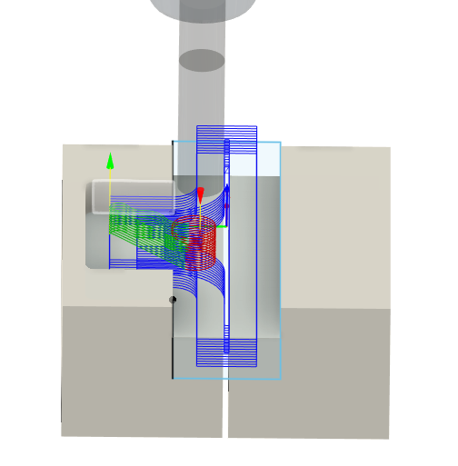 Helix ramp not generated in 2D pocket in Fusion Manufacturing.