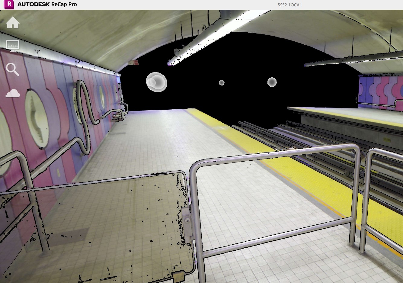 Black lines when importing E57, PTG, and PTX Point Cloud file formats in ReCap RealView
