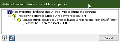 "Request String resource could not be loaded (and is missing?) for id ...