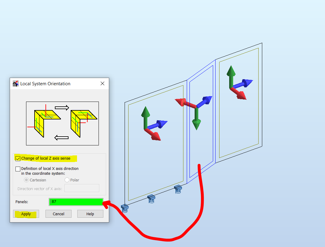 Inconsistent bending moment maps for slab or wall divided in separate ...