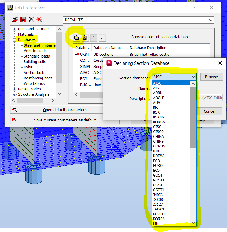 How to find Z section type with required dimensions for calculation in Robot Structural Analysis