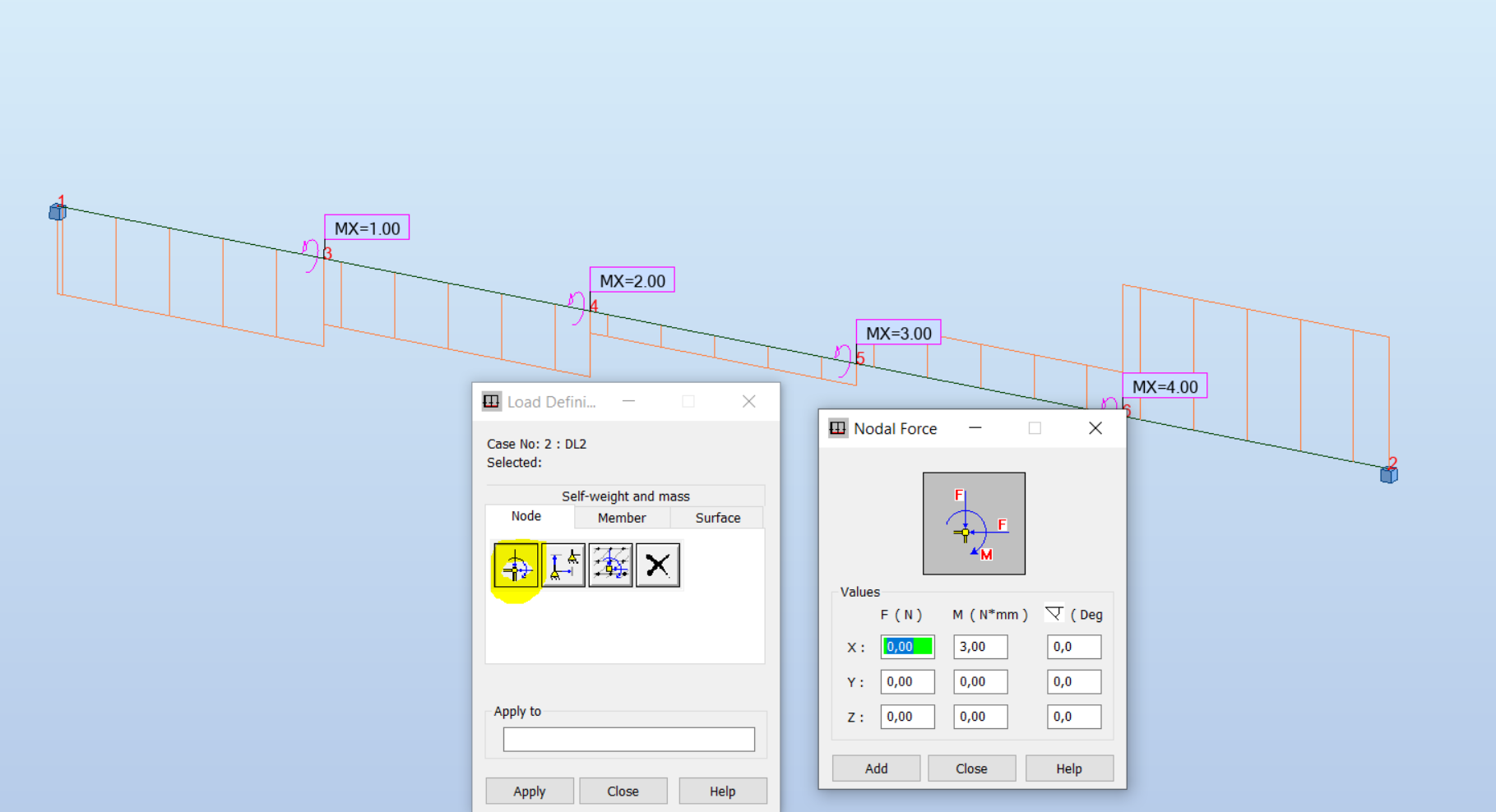 How to alpply lineary increasing torsion load on the beam. in Robot ...