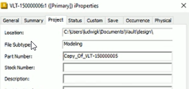 Vault Data Standard "Replace with Copy" function creates a "Copy_Of ...