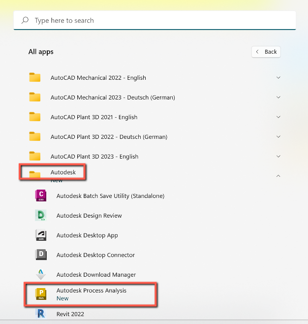 安装 Autodesk Process Analysis 后，它在 AutoCAD Mechanical 中不可见