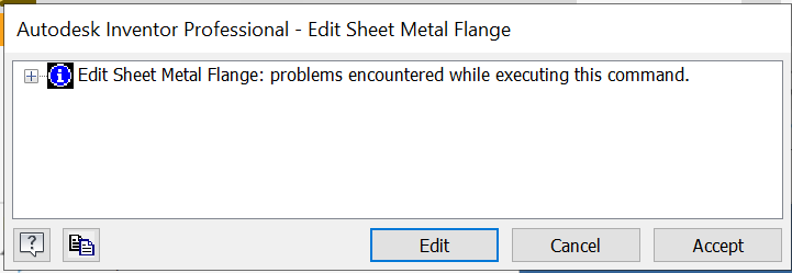 Inventor crash when editing Radius Size of a 3 Bend Relief Shape Round ...