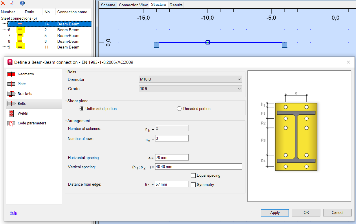 How To Copy Selected Steel Connection Settings To Other Existing Steel Connections In Robot