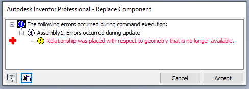 Help | "Relationship was placed with respect to geometry that is no ...
