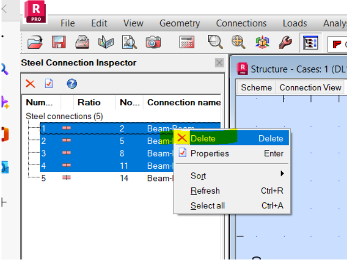 How To Copy Selected Steel Connection Settings To Other Existing Steel Connections In Robot