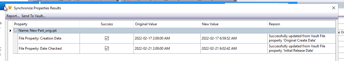 "Equivalence Error Not equivalent with ..." for Internal Release Date and Original Create Date ...