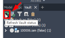 在Inventor中降级或创建并使用Vault Data Standard保存后显示“无法添加文件……文件已存在……”