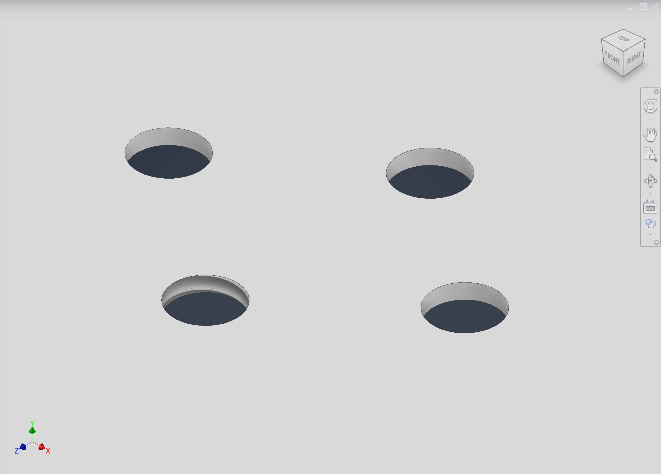 Thread texture not shown on all punch feature instances on an Inventor ...