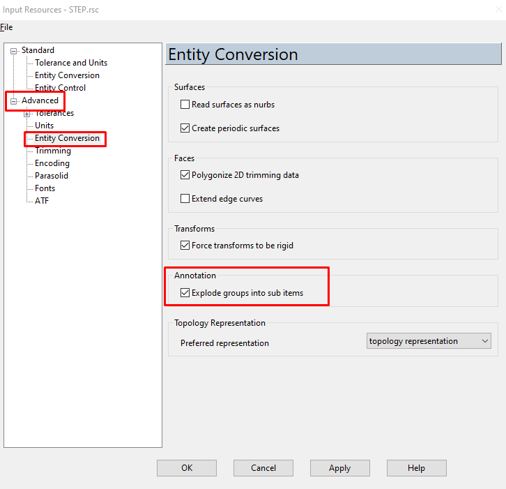 All solids on one level when importing Step file into PowerShape.