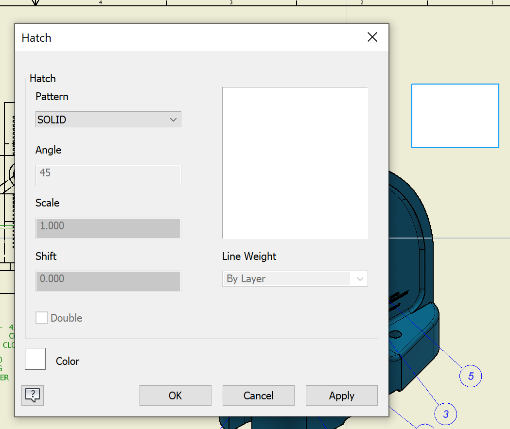 Enabling 'All colors as black' when exporting an Inventor drawing as PDF leads to white solid ...