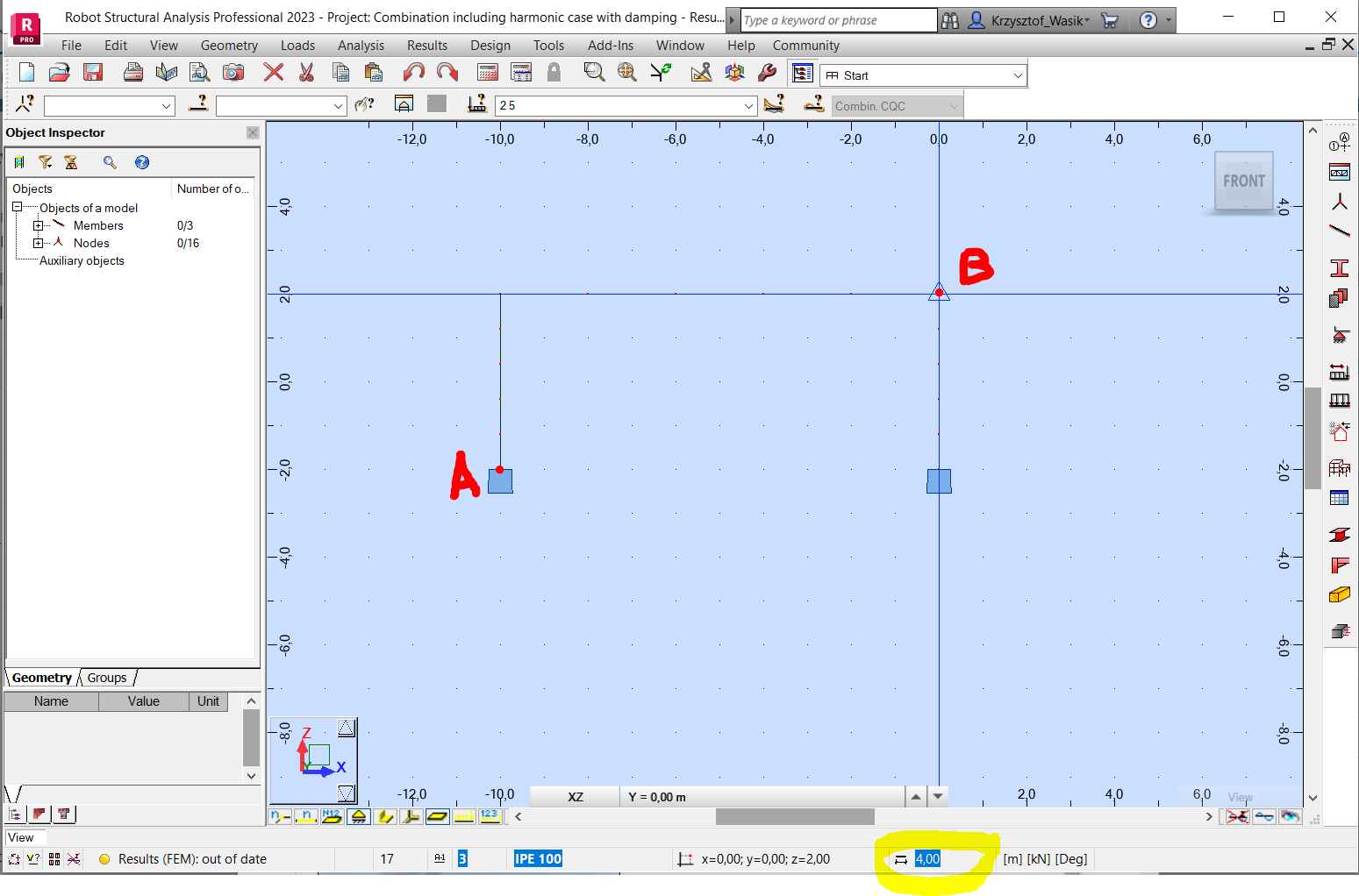 How To Measure Distance Between Two Points In Robot Structural Analysis