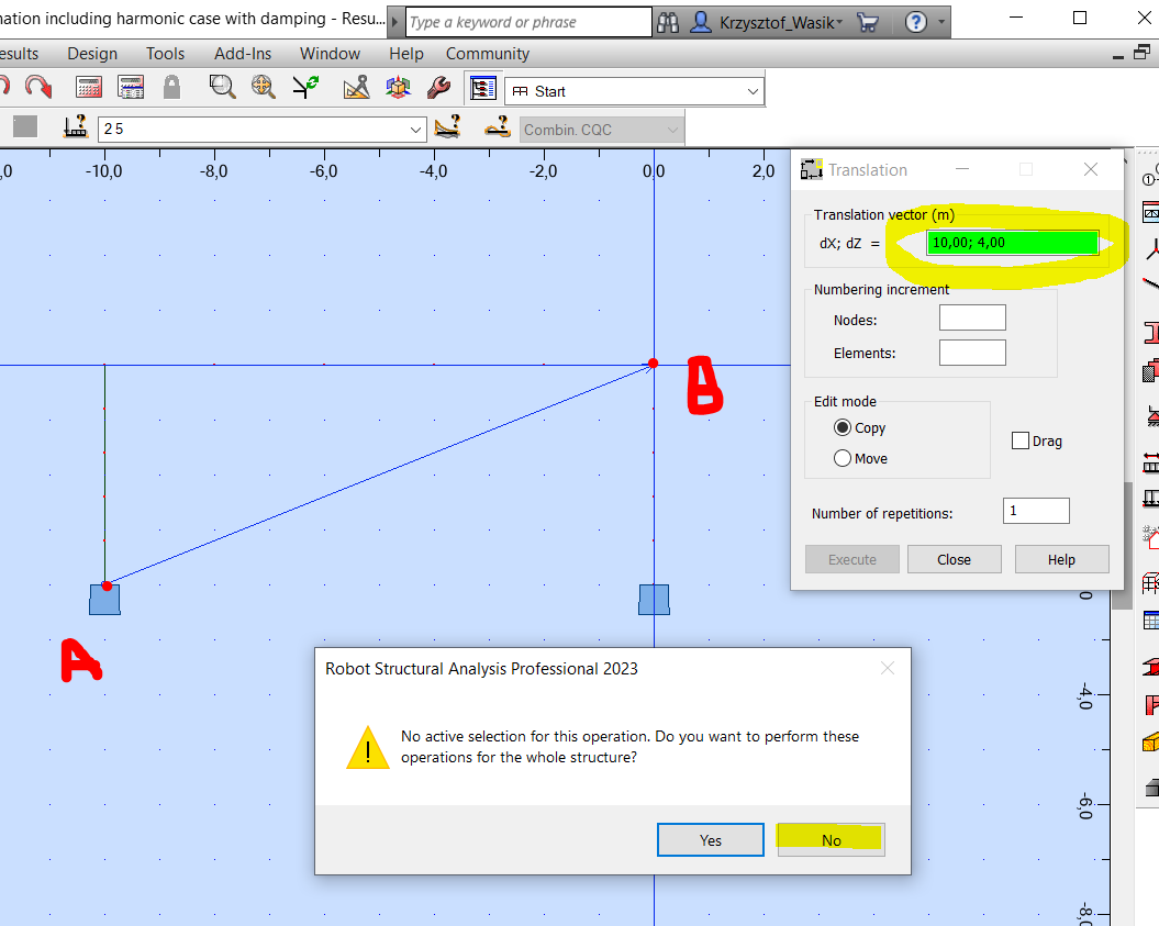How To Measure Distance Between Two Points In Robot Structural Analysis
