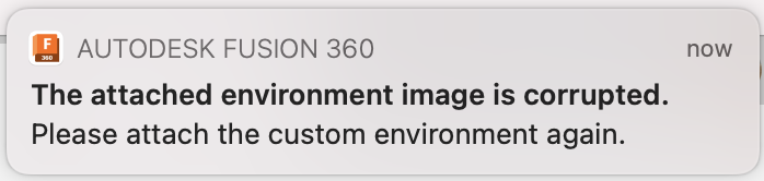 Model appears black in render environment in Fusion