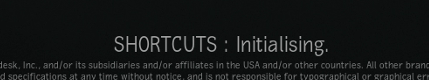 Flame hangs on launch at "SHORTCUTS: Initialising" screen